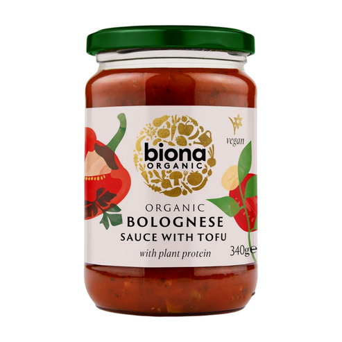 Biona Organic Bolognese Sauce with Tofu (340g) – The Black Grocer Ltd