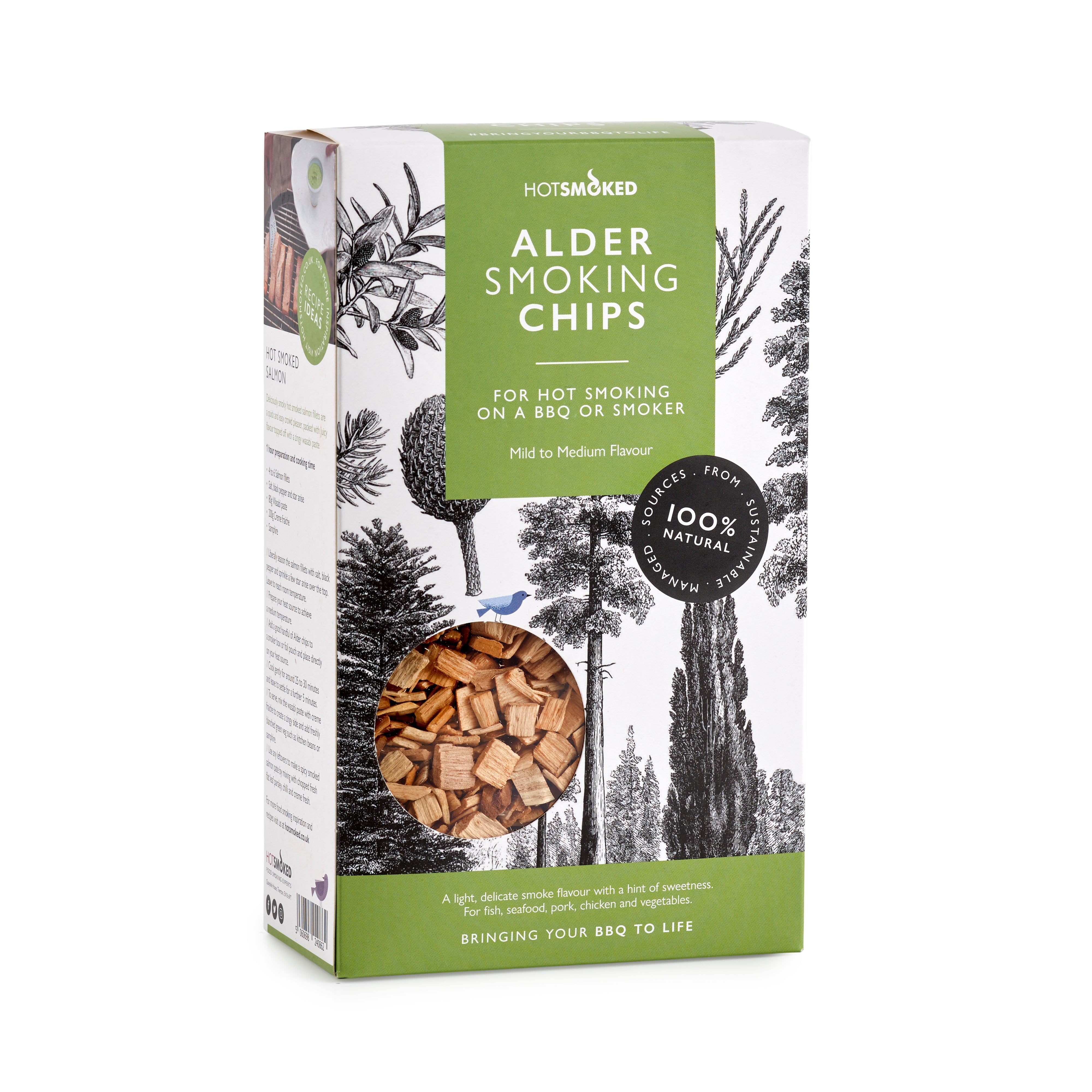 Hot Smoked Alder Smoking Chips – The Black Grocer Ltd