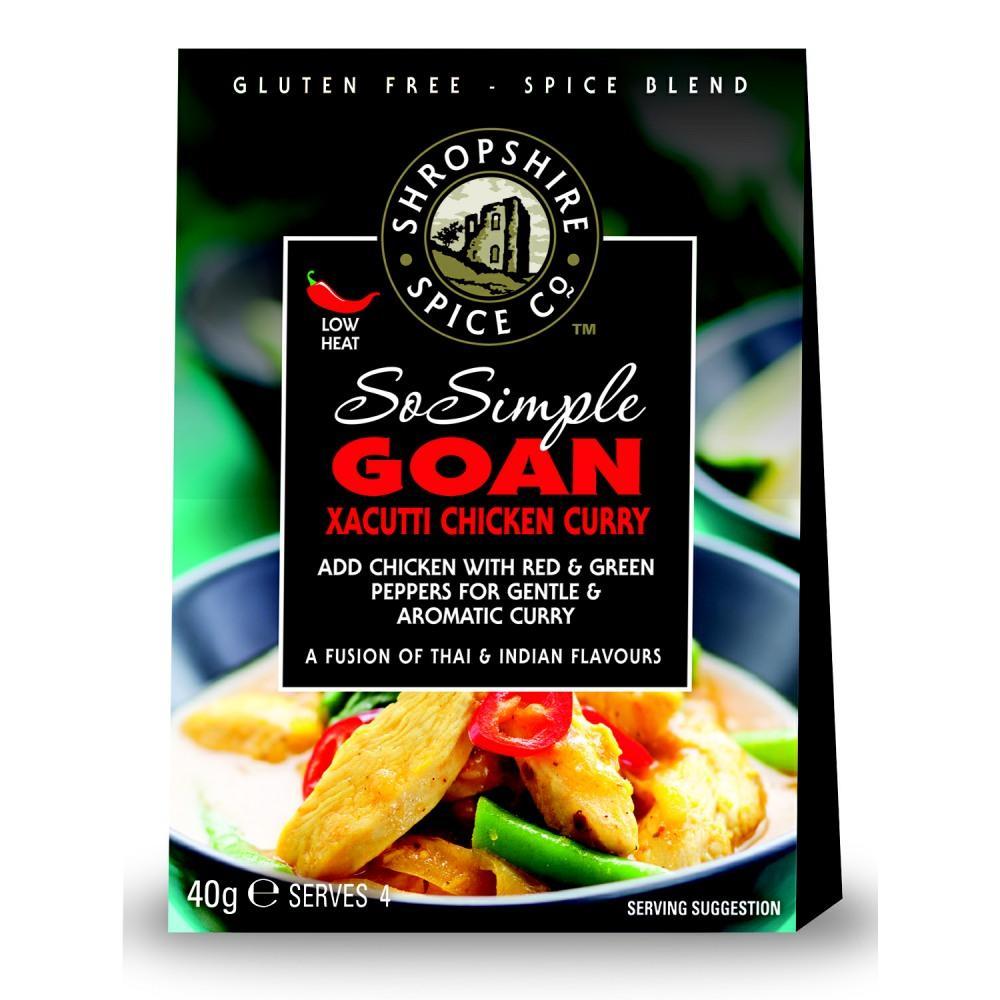 Shropshire Spice So Simple Goan Xacutti Chicken Curry Spice Blend (40g ...